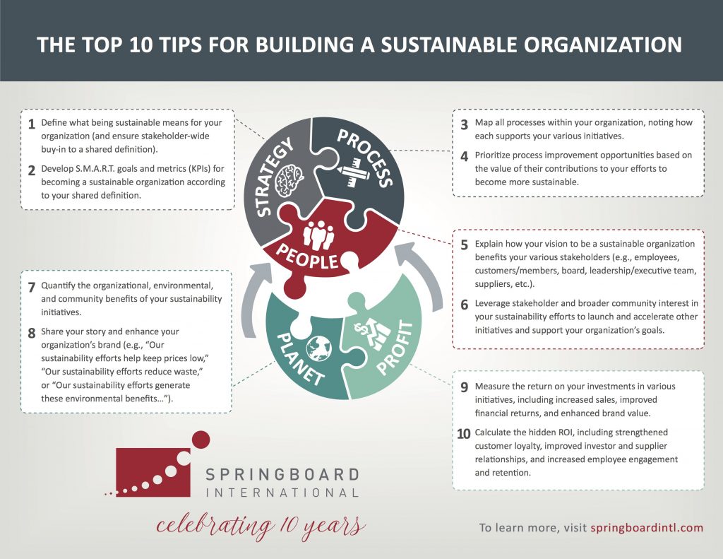 Building a Sustainable Organization – Springboard International